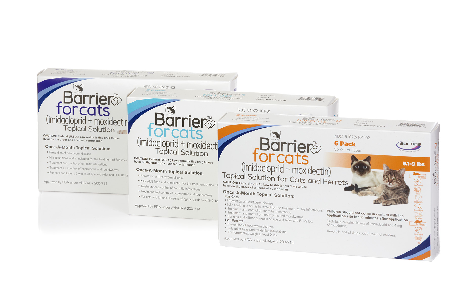 BARRIER® for Cats | Aurora Pharmaceutical